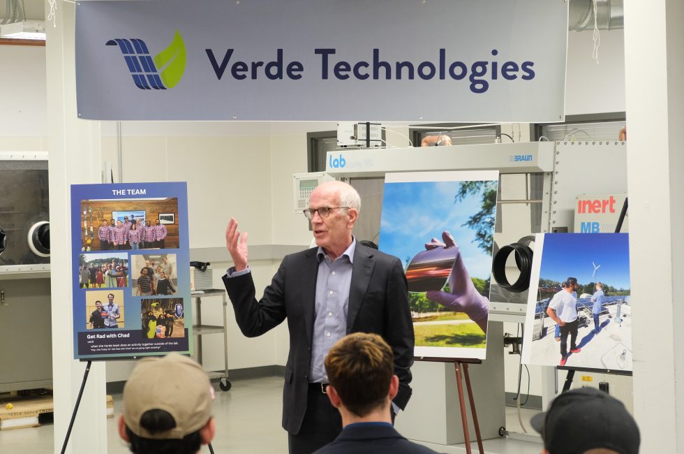 Welch Visits Verde Technologies’ New Research Lab and Pilot Production Facility in Waterbury ...